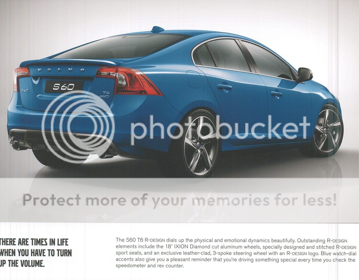 OFFICIAL IMAGE (2013 S60 brochure) of REBEL BLUE | SwedeSpeed - Volvo ...